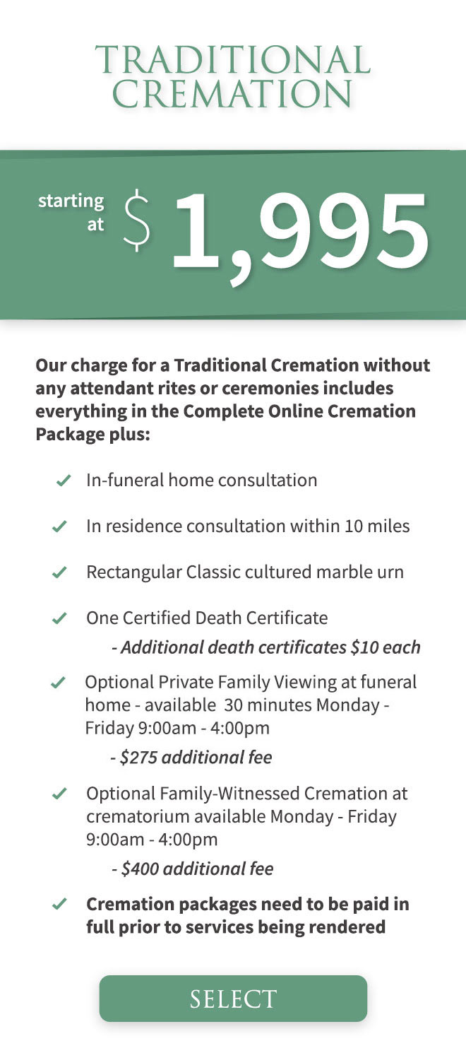 Cremation Services - Personalized Options for Your Needs